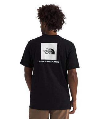 The North Face T-Shirt S/S Core Box NSE pour Homme, TNF Noir/TNF Blanc, Taille L