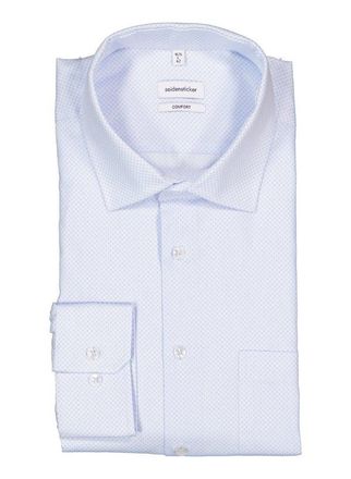 Seidensticker Seidensticker Herren Hemd blau Baumwolle