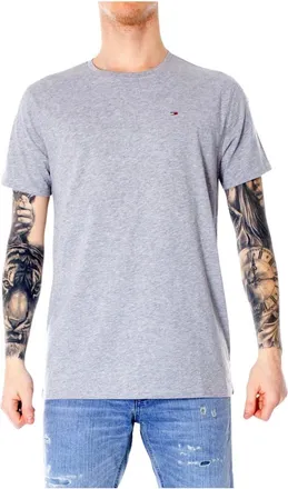 Tommy Hilfiger T-shirt coupe classique - Homme - Tops - Gris - Taille: L