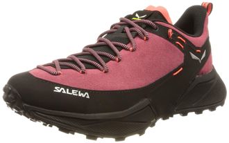 Salewa WS Dropline Leder Trail Running Shoes, Mauvemood/Black, 6 UK