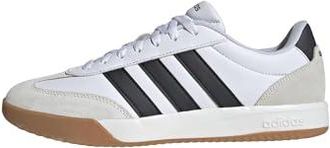 adidas Homme VL Court FC Shoes, FTWR White/Core Black/Orbit Grey, 44 2/3 EU
