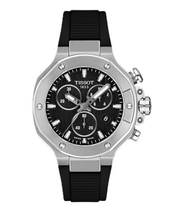 Tissot T-Race 38mm Schweizer Quarzwerk, Saphirglas, Silikonband Schwarz Herrenuhr T141.817.17.051.00