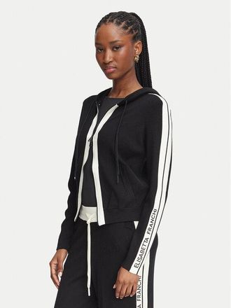 Elisabetta Franchi Sweatshirt MK-15S-66E2-V440 Schwarz Regular Fit