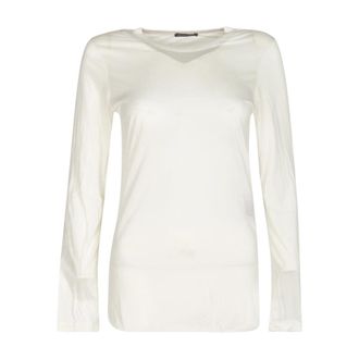 Ann Demeulemeester Ann Demeulemeester T-Shirts und Polos Wei&szlig; - - Tops - Damen - Wei&szlig; - S