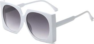 Generic Lunettes De Soleil &Agrave; Monture Large For Femmes, Plein Air, Sport For Hommes(Yellow)