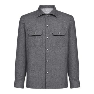 Brunello Cucinelli Homme, Vestes, Gris, Taille: 2XL Light Vestes