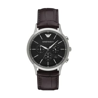 Emporio Armani Homme, Accessoires, Noir, Taille: ONE Size Montre habill&eacute;e