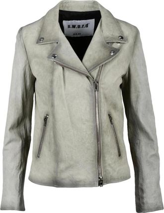 S.W.O.R.D 6.6.44 S.w.o.r.d 6.6.44, Femme, Vestes, Beige, Taille: 42 FR Chiodo Jacket