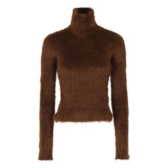 Dondup Pull &agrave; col roul&eacute; - Femme - Pulls - Brun - Taille: 38 FR