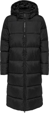 Only Damen Mantel Onlmontana Long Puffer Jacket Noos Otw Schwarz L