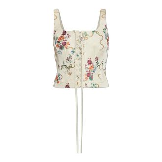 Alexander McQueen Damen, Oberteile, Beige, SGr&ouml;&szlig;e