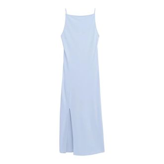 Filippa K Femme, Robes, Bleu, Taille: 36 FR Élégante robe nuisette à col montant