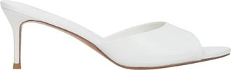 Estro & Luminara Femme, Chaussures, Blanc, Taille: 39 EU Mules &agrave; talons en cuir