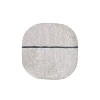 NORMANN COPENHAGEN 602441 Oona Teppich, Neusselandwolle, grau, 140 x 140 x 2 cm