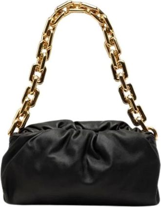Bottega Veneta Pre-owned Chain Pouch - Femme - Pre-owned - Noir - Taille: ONE Size