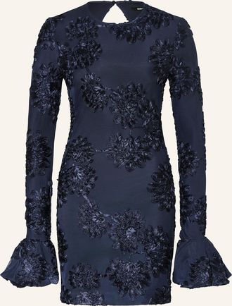 Rotate Rotate Mesh-Kleid blau