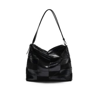 Maliparmi Maliparmi - Sac cabas en cuir Bloom - Femme - Sacs - Noir - Taille: ONE Size