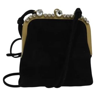 Miu Miu Pre-owned Leder Schultertasche - - Pre-owned - Damen - Schwarzk - ONE SIZE