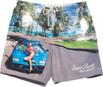 MC2 Saint Barth Homme, Maillots de bain, Multicolore, Taille: XL Gustavia Swim Shorts