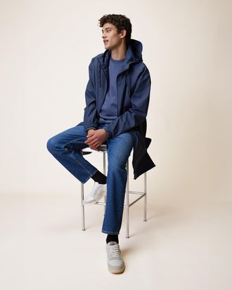 Faguo Parka imperm&eacute;able longue marine