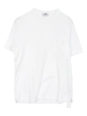 Hermès t-shirt à logo brodé (2020) - Blanc