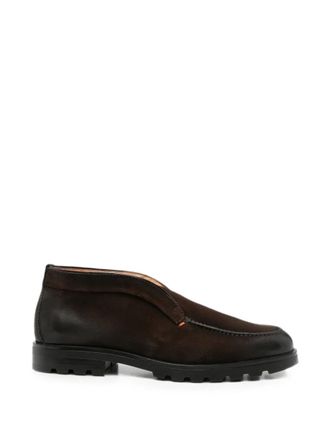 Santoni Loafers Suede Rock