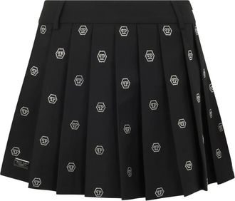 Philipp Plein Damen, R&ouml;cke, Schwarzk, XSGr&ouml;&szlig;e