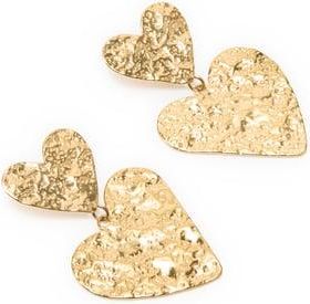 Au Printemps Paris Boucles doreille coeurs