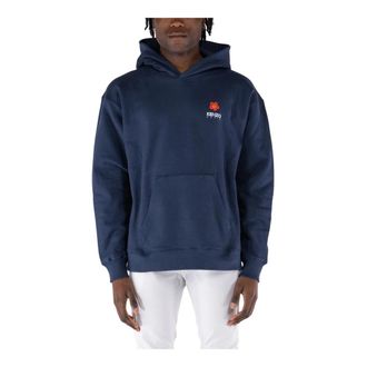 Kenzo Oversize Boke Flower Hoodie - - Sweatshirts & Hoodies - Herren - Blau - XL