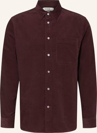 COS Cos Cordhemd Relaxed Fit rot