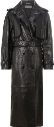Alberta Ferretti Trench en cuir