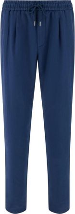 Boggi Milano Homme, Pantalons, Bleu, Taille: M City Linen Pantalons