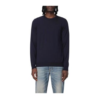 Drumohr Rundhals-Strickware - - Knitwear - Herren - Blau - 2XL