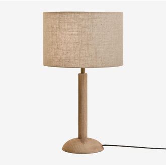 Sklum Lampe de table en bois de manguier Harry SKLUM