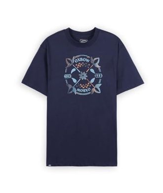 Oxbow Tee-shirt manches courtes SUNFADED Ete 2026 Manches courtes, Col rond, Motif sur lavant