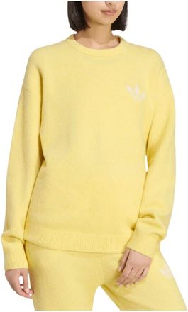 adidas Femme, Sport, Jaune, Taille: 40 FR SweaT-shirt en maille Athletic Dept