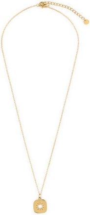 Au Printemps Paris Collier pendentif carr&eacute; &eacute;toile