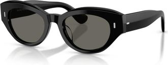 Oliver Peoples Lunettes de soleil Lerrue - Femme - Accessoires - Noir - Taille: 50 MM