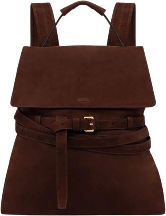 Moschino unisex, Sacs, Brun, Taille: ONE Size Tie Me Large Backpack