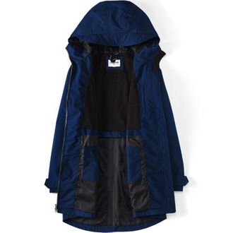 Lands End Squall Regenjacke in A-Linie, Damen, Größe:44-46 regular, Blau, Nylon, by Lands End