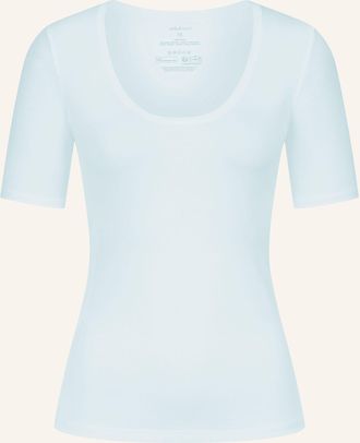 erlich textil Erlich Textil Light Touch Tiefausgeschnittenes T-Shirt Mit Lyocell - Seidig Weich blau