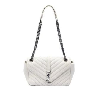 Saint Laurent Sac bandouli&egrave;re Pre-owned Envelope - Femme - Pre-owned - Blanc - Taille: ONE Size