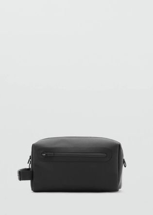 Mango Trousse de toilette avec anse noir - Homme - Taille unique - MANGO MAN