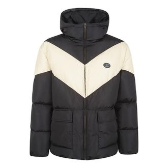 Valentino Garavani Leichte Nylon-Daunenjacke mit Kapuze- eingelegtem V und VLogo-Patch - - Jackets - Herren - Schwarzk - L