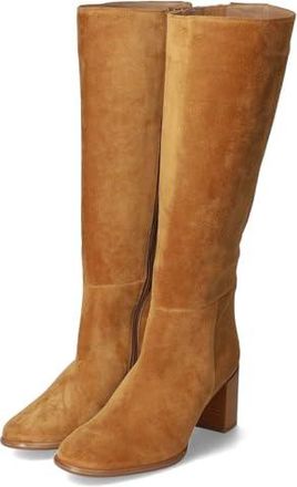 Högl 010662211000 Bottes à tige en daim pour femme, marron, marron, 38.5 EU
