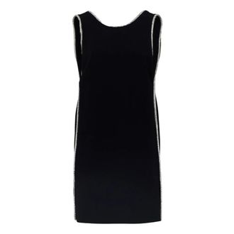 Sportmax Kurzes Kleid mit Schmuckbesatz - - Dresses - Damen - Schwarzk - S