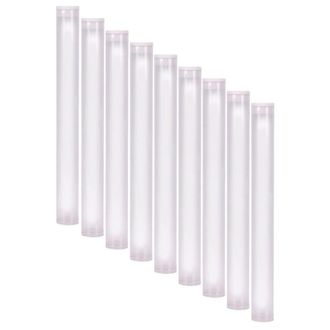 BESPORTBLE Homoyoyo 9 St&uuml;ck Transparente Acryl R&auml;ucherst&auml;bchenhalter mit Abnehmbarem Deckel Tragbare R&auml;ucherr&ouml;hren f&uuml;r Agilaholz Sandelholz Verschlie&szlig;bare Weihra