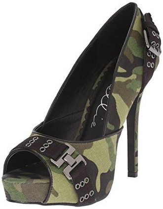 Ellie Shoes Escarpins 423-PFC pour Femme, Camouflage/Noir, 41 EU