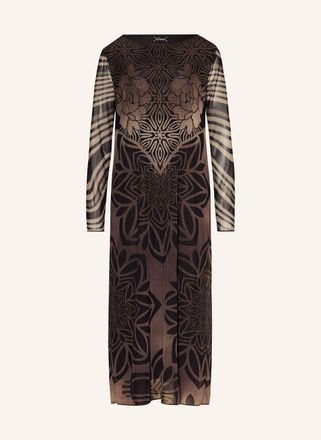 Grace Grace Mesh-Kleid braun