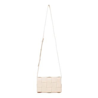 Bottega Veneta Intrecciato Leder Schultertasche - - Bags - Damen - Rosa - ONE SIZE